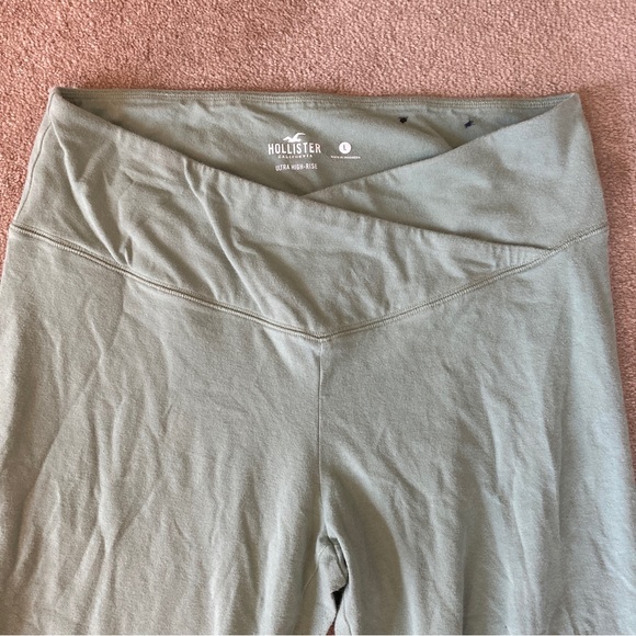 Hollister | Pants & Jumpsuits | Mint Green Crossover Flares | Poshmark